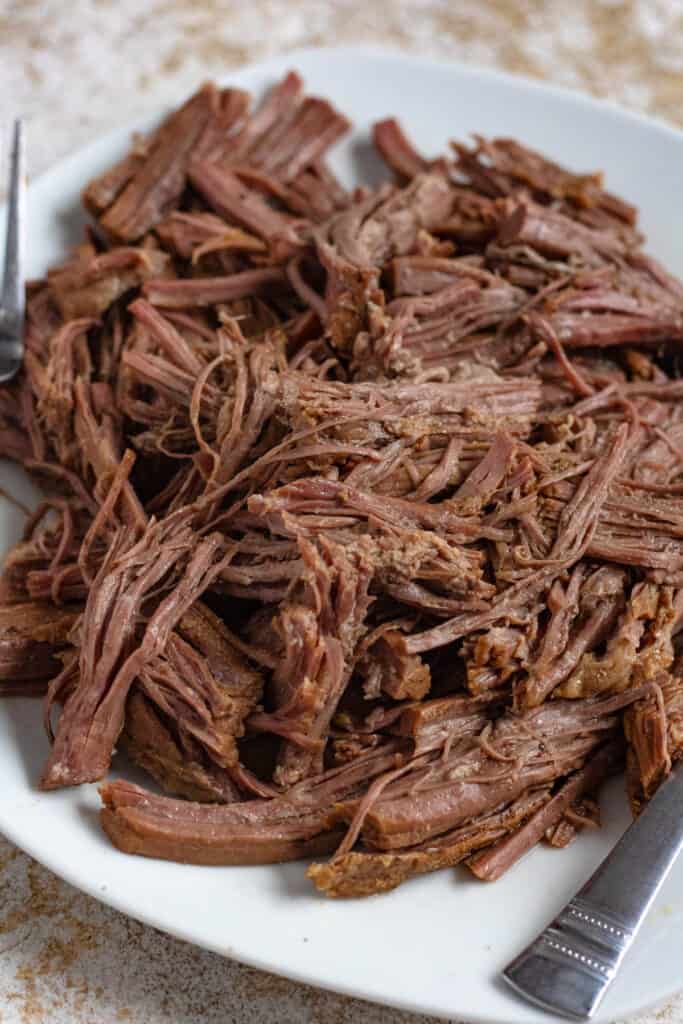 Carne Mechada - Perfect to Add to Arepas! - The Foreign Fork