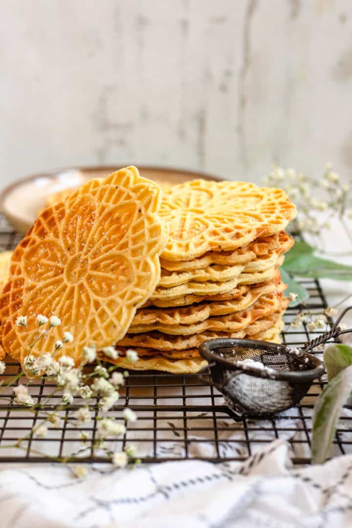 Traditional Italian Pizzelle Recipe - The Foreign Fork