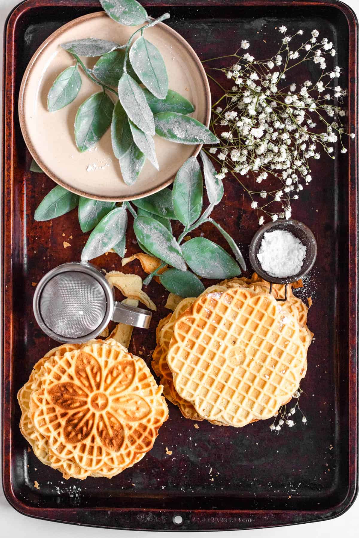 Traditional Italian Pizzelle Recipe - The Foreign Fork