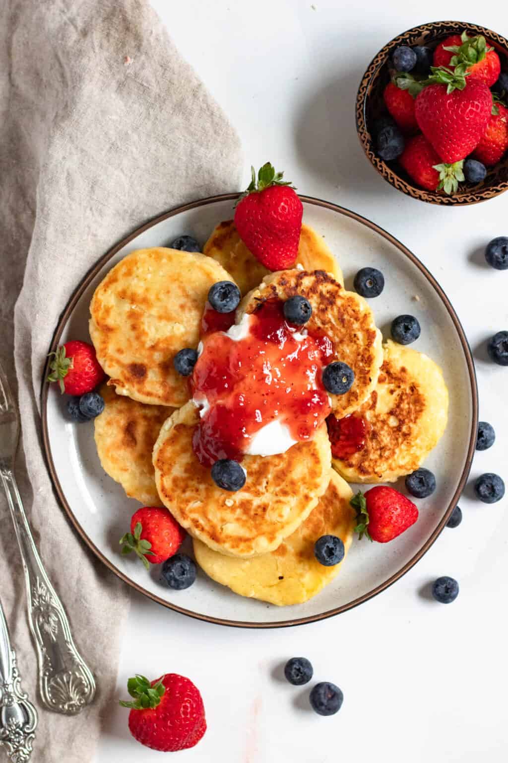 Syrniki - Sweet Breakfast From Eastern Europe!- The Foreign Fork
