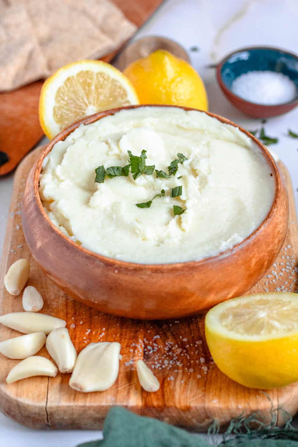 Lebanese Garlic Sauce (Toum) - The Perfect Spread - The Foreign Fork