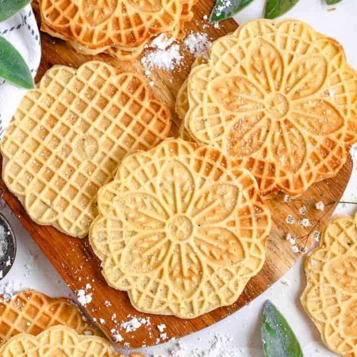 Traditional Italian Pizzelle Recipe - The Foreign Fork