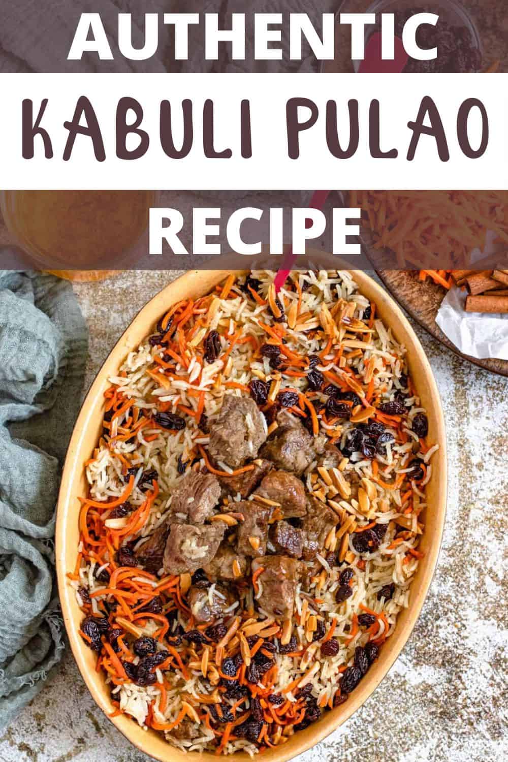 Kabuli Pulao (Spiced Lamb Pilaf) from Afghanistan - The Foreign Fork