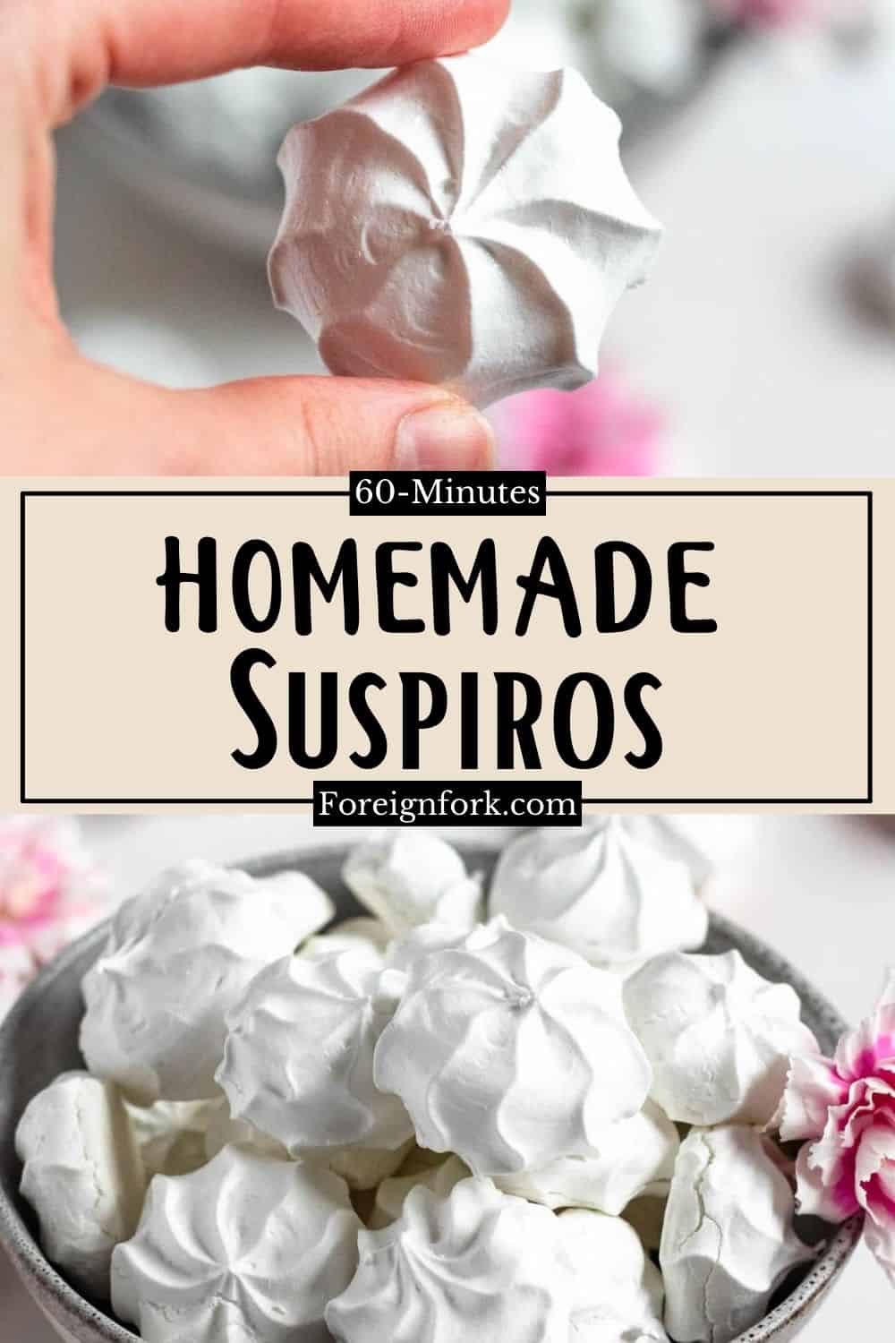Suspiros - A Costa Rican Meringue Cookie - The Foreign Fork