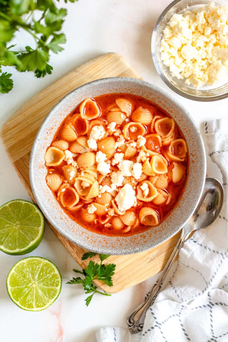Sopita Recipe (Sopa de Conchas): Mexican Shells and Cheese