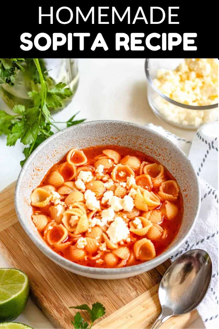 Sopita Recipe (Sopa de Conchas): Mexican Shells and Cheese