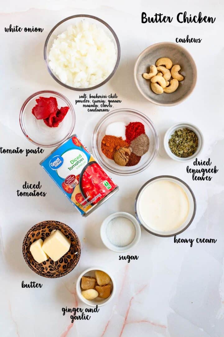 Butter Chicken with Naan (Murgh Makhani) - The Foreign Fork