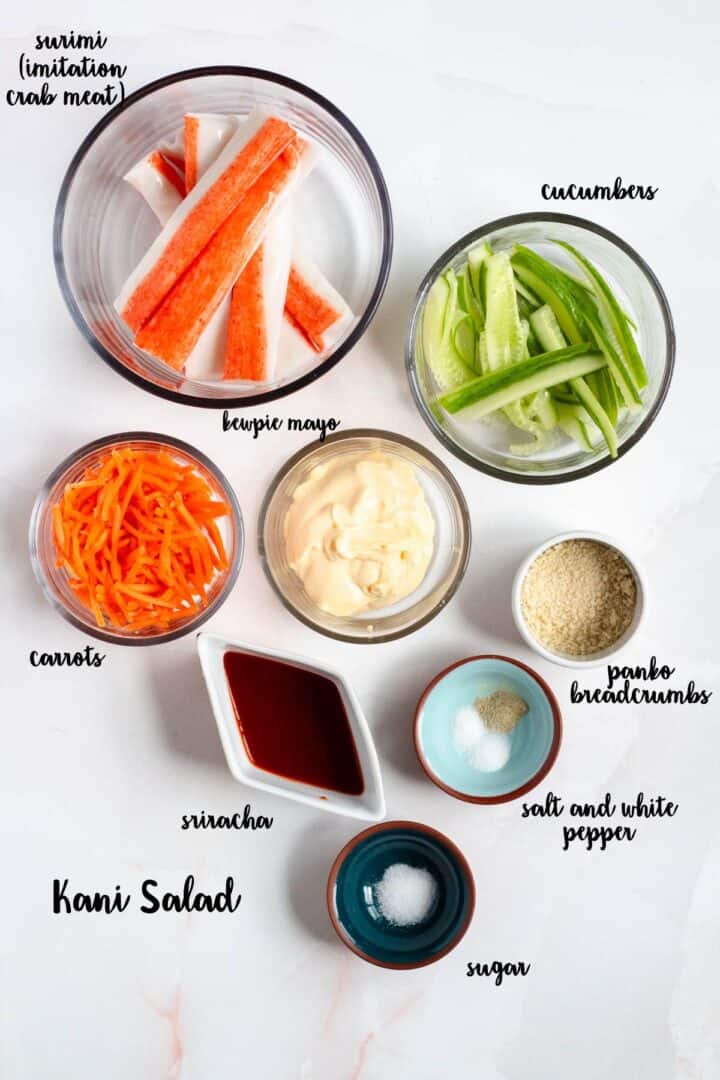 Kani Salad: 5 Minute Spicy Crab Salad - The Foreign Fork