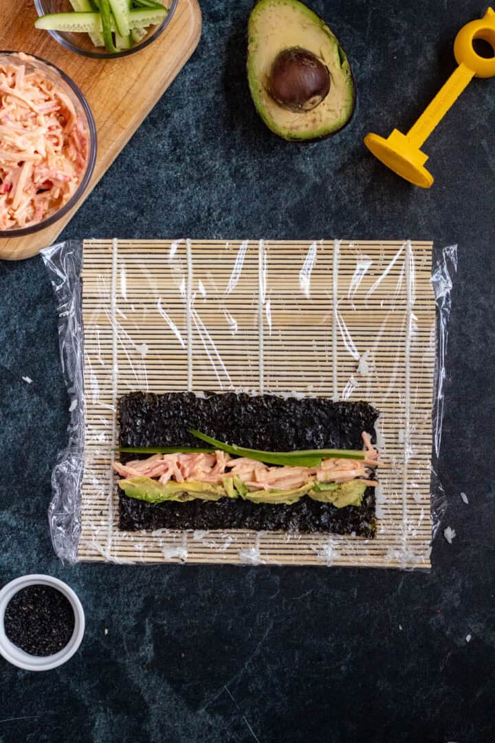 Kani Sushi (Spicy Crab Sushi) - The Foreign Fork