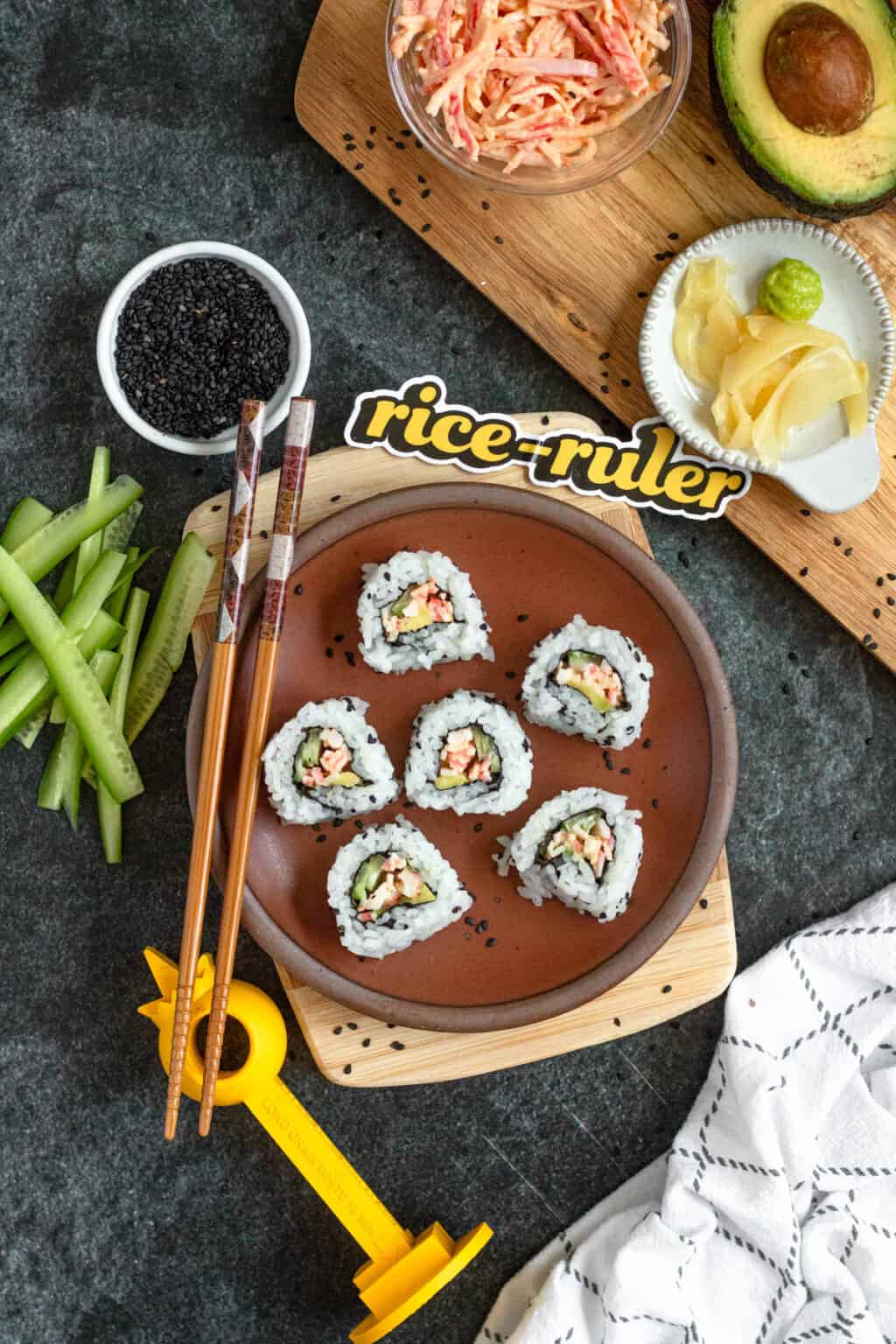 Kani Sushi (Spicy Crab Sushi) - The Foreign Fork