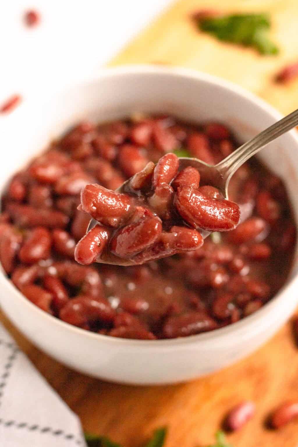 Stewed Red Beans - The Foreign Fork