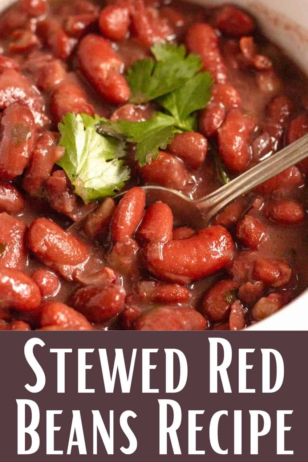 Stewed Red Beans - The Foreign Fork