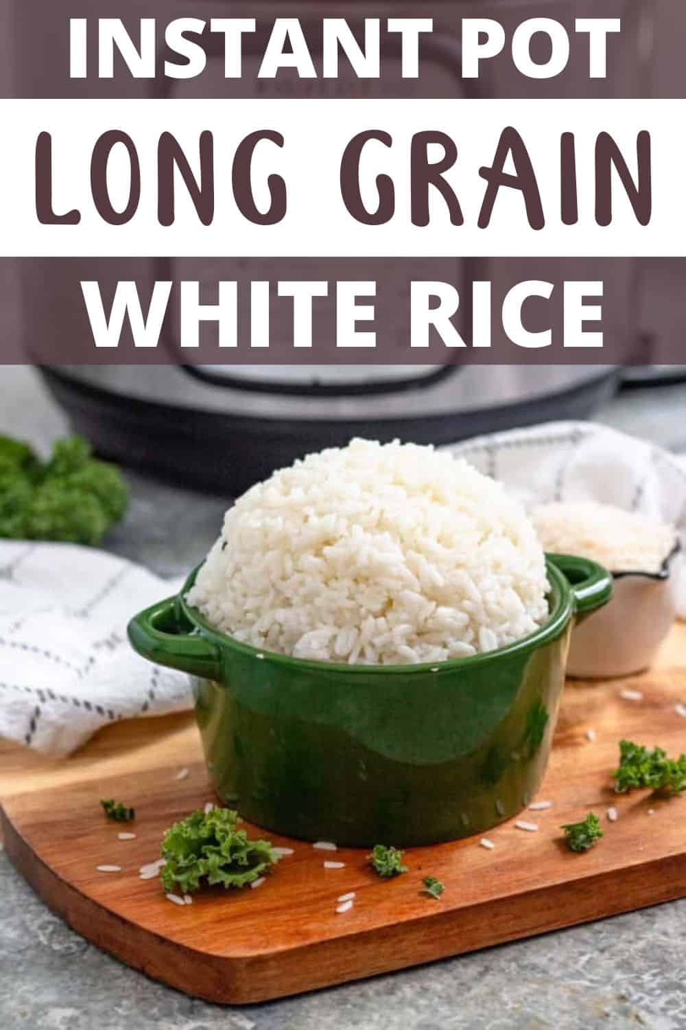 Instant Pot Long Grain White Rice - Ready in 10 Minutes! - The Foreign Fork
