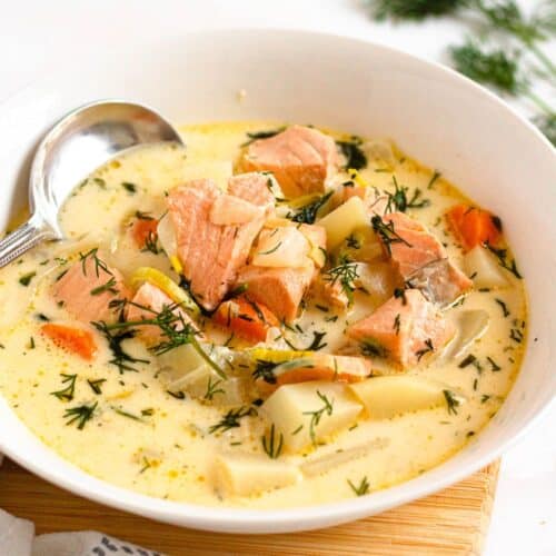 Lohikeitto Recipe (Finnish Salmon Soup) - The Foreign Fork