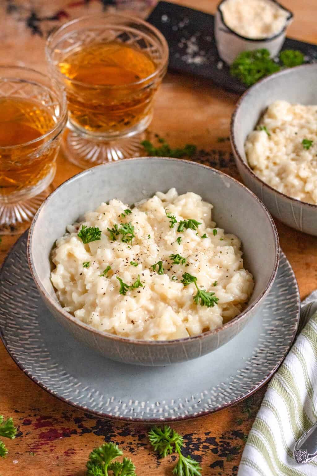 Parmesan Risotto (Quick & Easy!) - The Foreign Fork