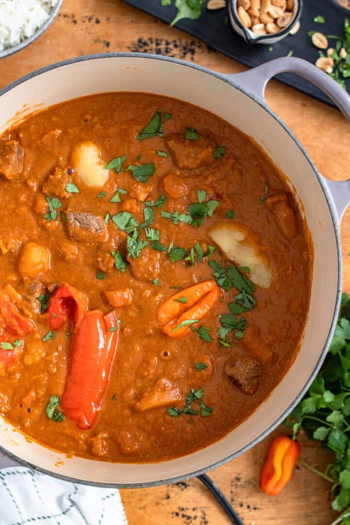 West African Peanut Stew (Maafe or Tigadegue-Na) - The Foreign Fork