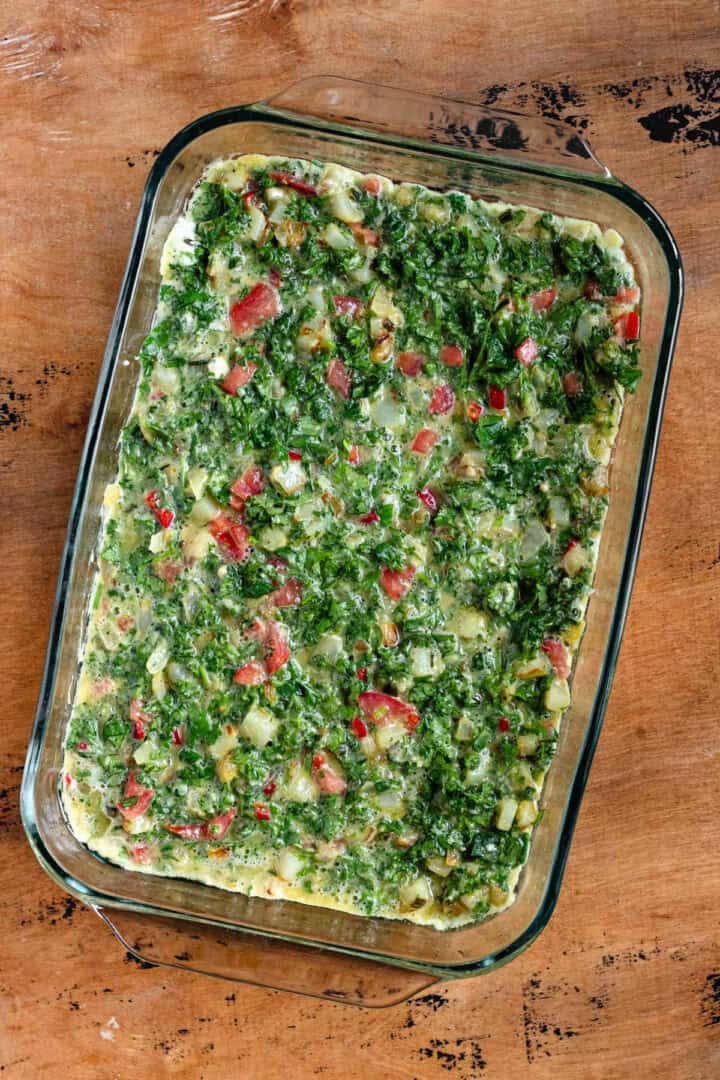 Ejja (Breakfast Frittata) from Libya - The Foreign Fork