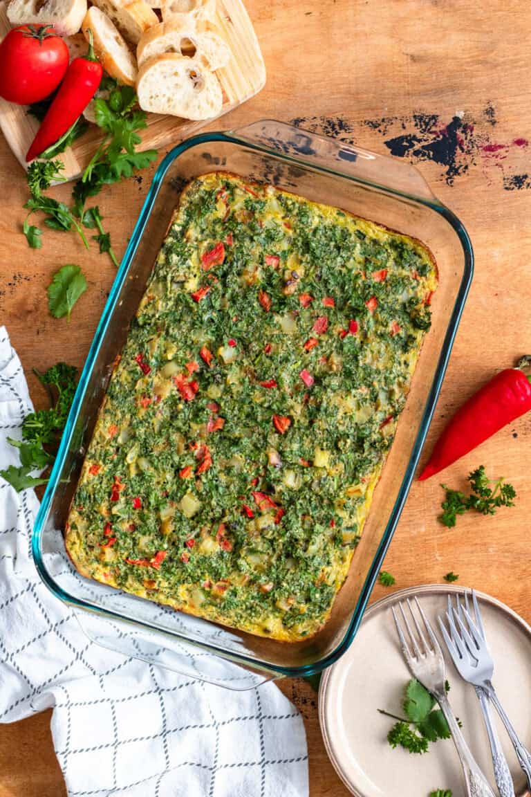 Ejja (Breakfast Frittata) from Libya - The Foreign Fork