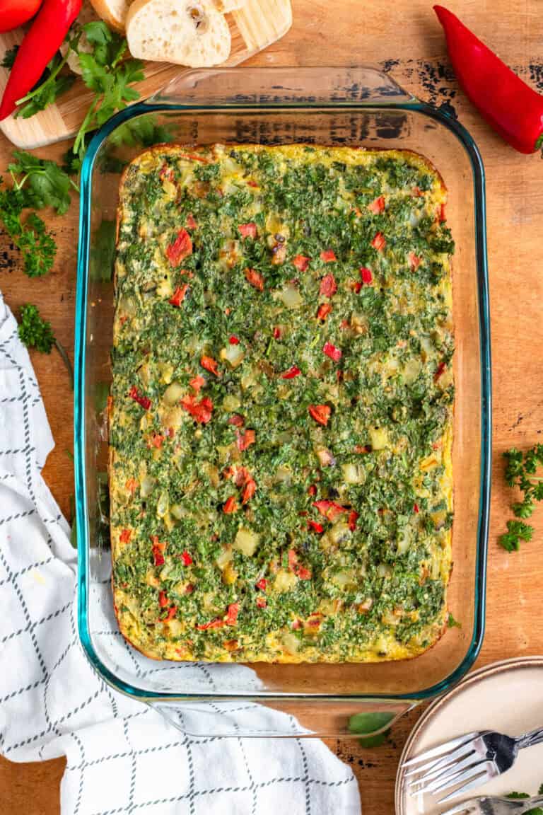 Ejja (Breakfast Frittata) from Libya - The Foreign Fork