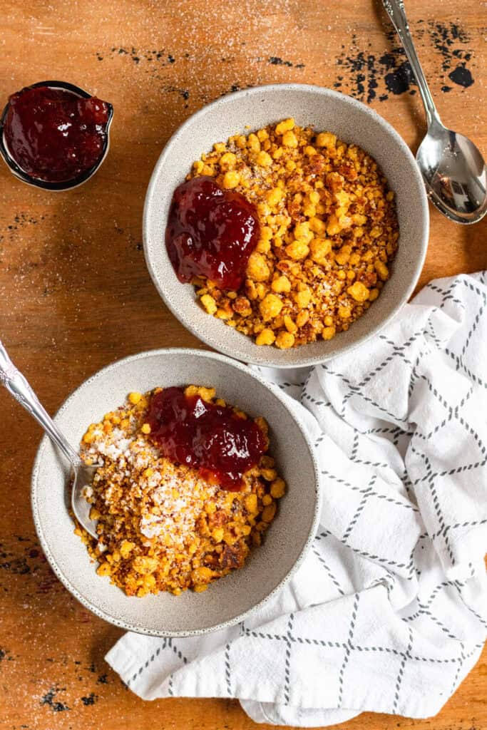 Ribel (Toasted Cornmeal Breakfast from Liechtenstein) - The Foreign Fork