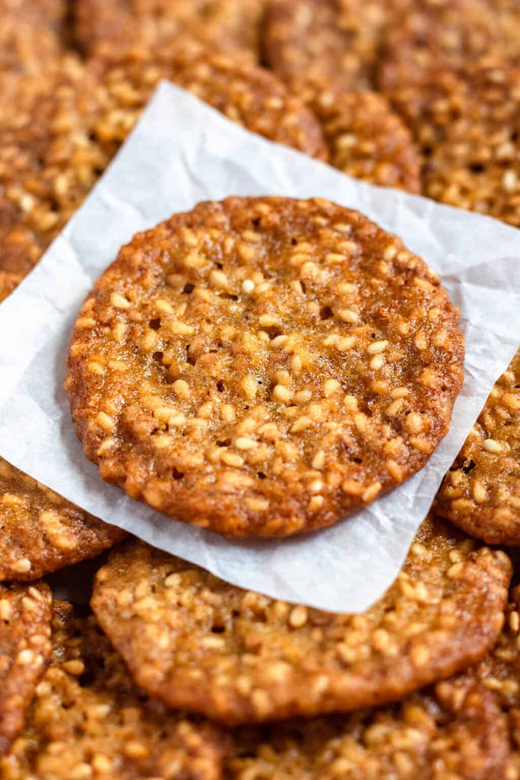 Benne Wafers Recipe (Sesame Seed Cookies) - The Foreign Fork